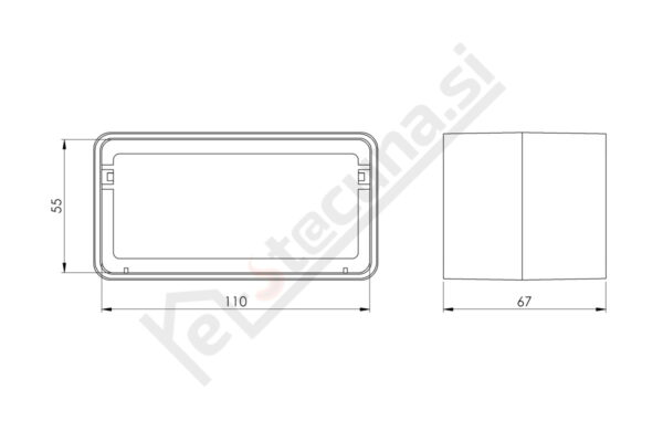 EUROPLAST KS PVC spojni kos - E-stacuna